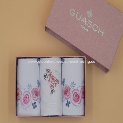 Lady Design Professional Customized Delicate Handkerchief Gift Boxes $1 ...