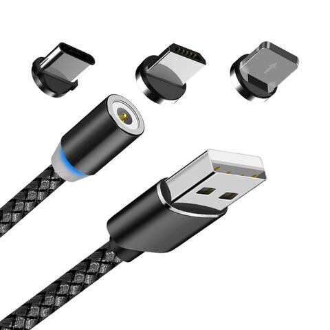 China 3.3ft magnetic fast charging cable with led on Global Sources,USB ...