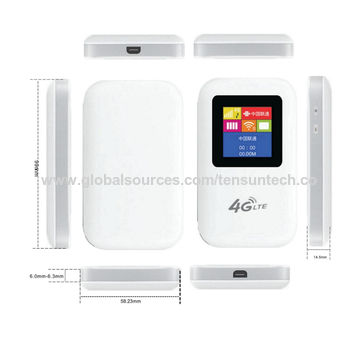 China Cat4 MIFI Router without screen, sim card support on Global ...