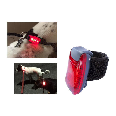 LED Pet Safety Light with 2 Lighting Modes. Powered with 2 x CR2032 ...