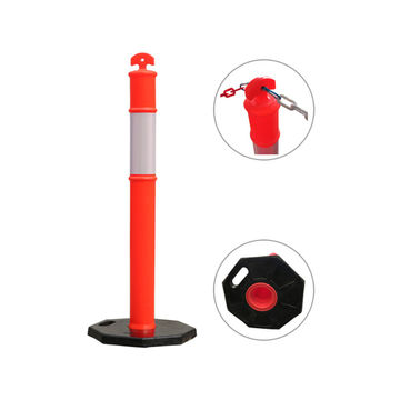 China High Quality T Top Flexible LDPE Guide Bollard with Rubber Base ...