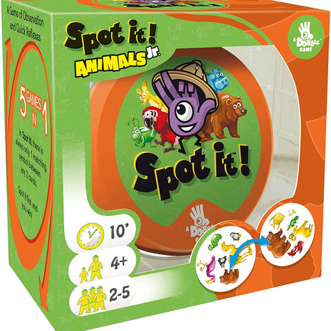China Spot It! Junior Animals Card Game Average Playtime 10 minutes 2 ...