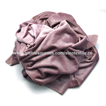 95% Polyester/5% Spandex Super Soft Silky Velour - China Wholesale ...