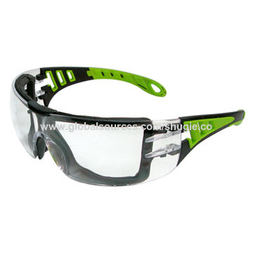 Taiwan Safety Glasses with non-slip, dual-injected temples, CE ...