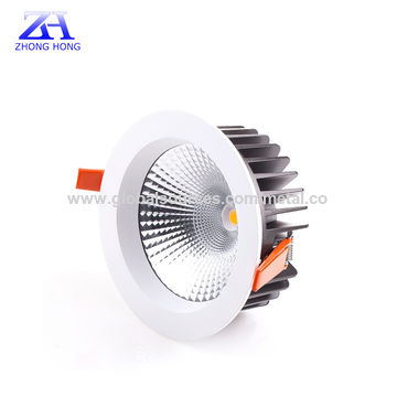 China Anti-glare IP44 Recessed 7W 9W 12W 15W 18W 20W 24W 30W 40W 50W 8 Inch COB LED Downlight on ...