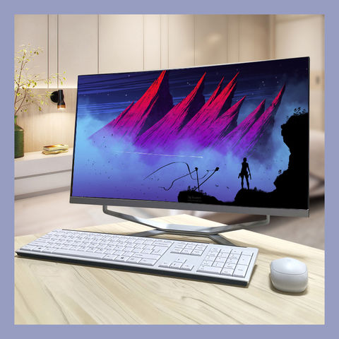 China 2021 factory price china 27''/23.8''/22'' curved screen all in ...