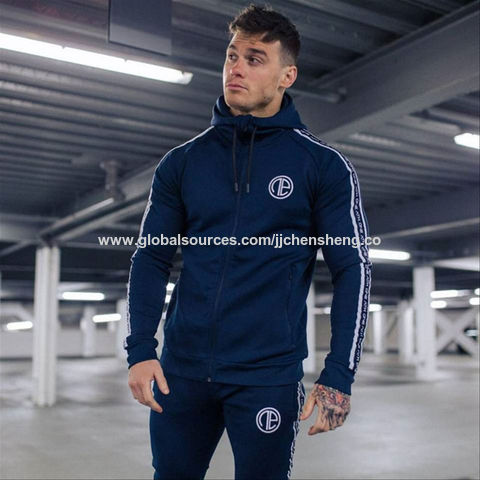 Buy Wholesale China Spring Autumn Men Fitting Tight Sports Hoodies ...