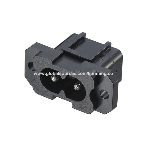 Industrial Ac Power Socket Connector Inlet With Switch Pcb Mount Ac ...