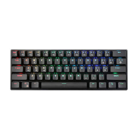 One block wired anti-ghosting mechanical keyboard with USB-A & C cable ...