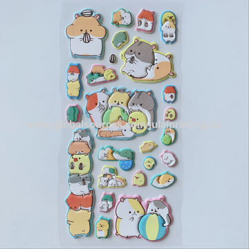 Hot Selling Custom High Quality Cute Animal 3D Foam Sticker, 3D Sticker ...