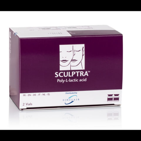 Sculptra aesthetic injectable poly-L-Lactic acid 2 vials anti-wrinkles ...