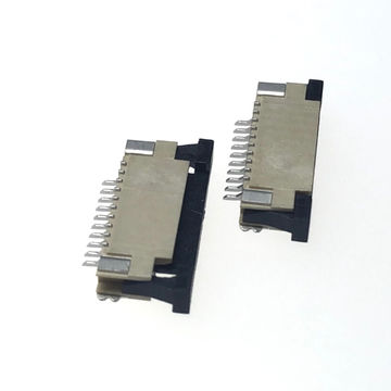 China Factory supply 1.00mm Upper Contact 2.5H 10P FPC Connectors on ...