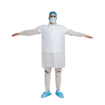 Buy Wholesale China Unisex Pp With Elastic Cuff Nurse Non Woven Medical ...