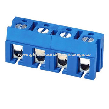 Buy Wholesale China 7.5mm Blue Colour Pcb Wire Connector Pcb Screw ...