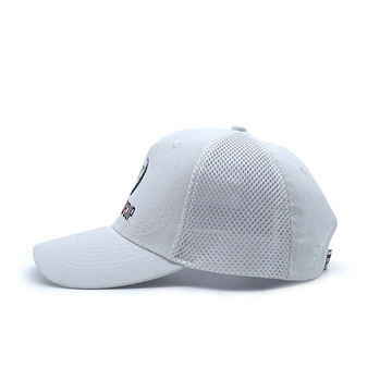 Buy Wholesale China White Cotton Printing Embroidery Mesh Baseball Cap ...