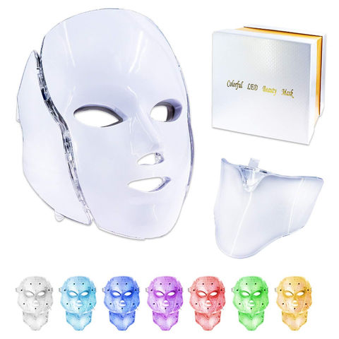 Buy Wholesale China Led Face Mask Light Therapy, 7 Led Anti-aging Light ...