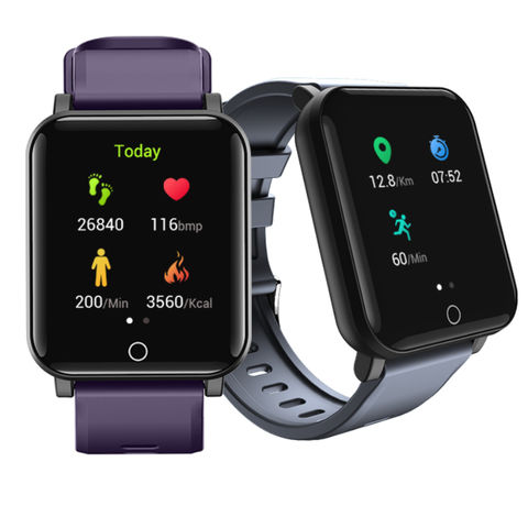 China Heart Rate Monitor Fitness Tracker SpO2 Smart Band Blood Pressure ...