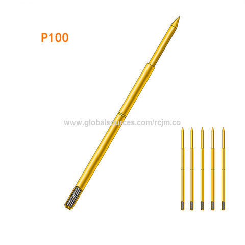 Spring Contact Probes PCB Test Pin Test probe gold-plated Brass Pogo ...