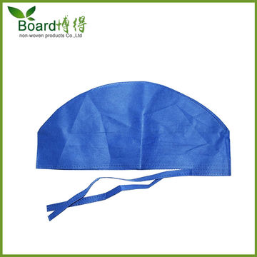 Wholesale Disposable SMS surgeon cap with ties Non-Woven Medical ...