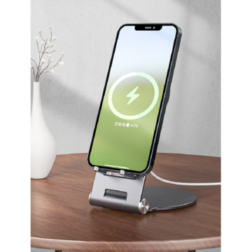 Buy Wholesale China New Design Magsafe Wireless Charger Desktop Stand ...