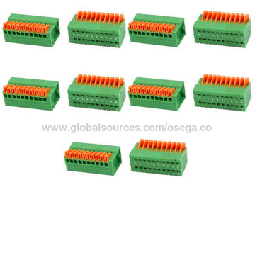 China Good Quality PCB Spring Terminal Block on Global Sources,Spring ...