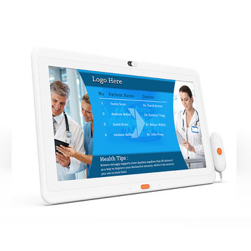 Hospital Tablet 15 inch terminal with handset display white calling ...