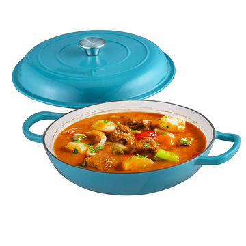 Buy Wholesale China Saute Pans Cast Iron Enamel Cookware Set Shallow ...