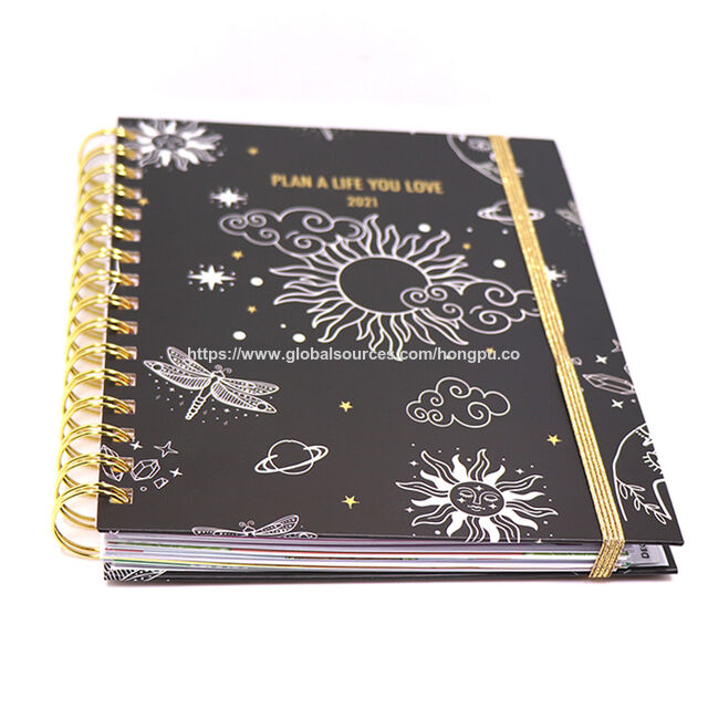 China Spiral Notebook Planner Stationery Journal weekly monthly diary ...