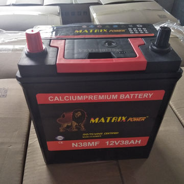 China N38MF 12V/38Ah Maintenance-free Lead-acid Storage Battery Auto ...