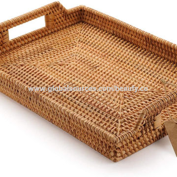 Buy Wholesale China Natural Placemats , Rattan Serving Tray,woven ...