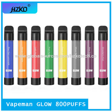 China Disposable Vaporizer Vapeman Glow LED Vape with Adjustable ...