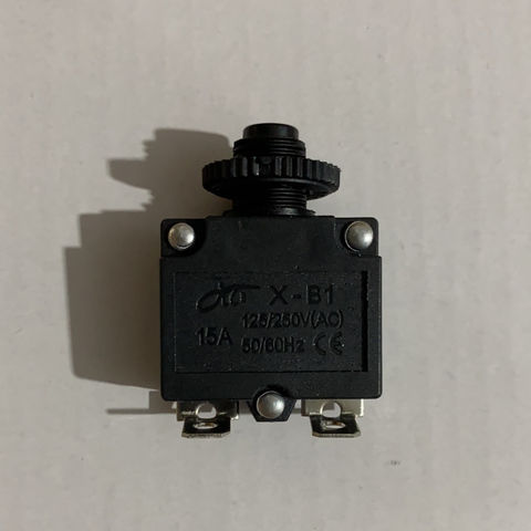 15A 125/250VAC thermal overload protector elctronic circuit breaker for ...