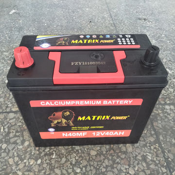 China N40MF 12V/40Ah Maintenance-free Lead-acid Storage Battery Auto ...