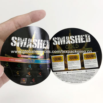 China Roll Private Packaging Label Custom Printing Vinyl gold foil ...