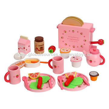 China Customize kids childhood wooden breakfast play food for pretend ...