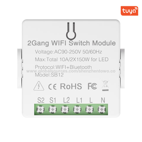 Buy Wholesale China Wireless Electrical 2 Gang/way Wifi Smart Wall ...