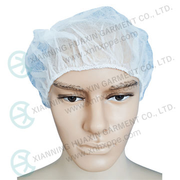 China Disposable Nonwoven Head Cover Hair Net Work Cap For Food ...