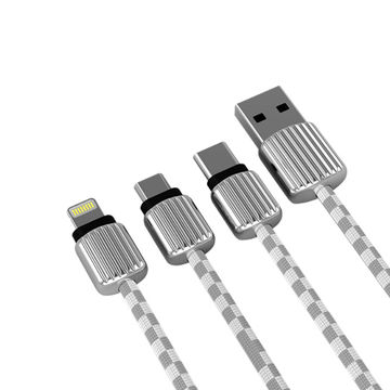 China Custom jacket and shell usb-A to lightning C94 connector cable ...