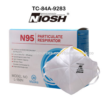 N95 Disposable Dust Mask N95 Respirator For Personal Protective ...
