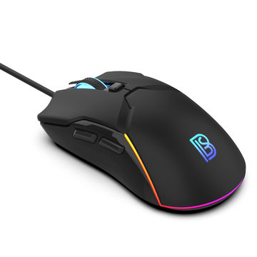 China New 6D Gaming Mouse RGB LED Ultra Lightweight USB Wired PAW3327 ...