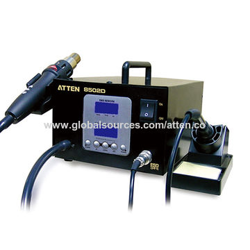 China LCD Digital Rework Station 2-in-1 intelligent Lead-free Hot air ...