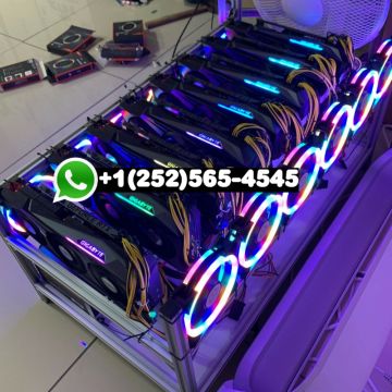 Crypto Currency Etherium Mining Rig 8 X GPU GeForce RTX 3090 ETH SUPER ...