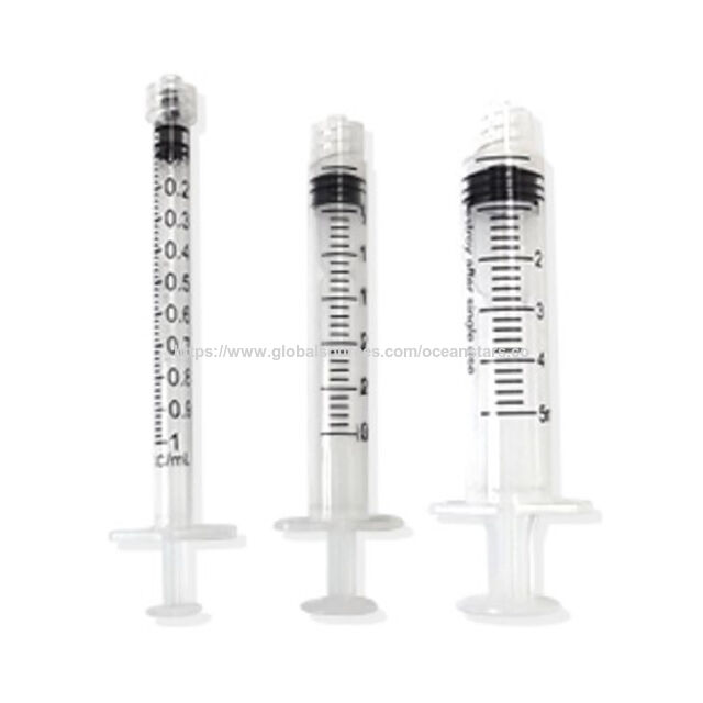 CE luer lock syringe sterile hypodermic syringes with needle for single use 1ML 3ML 5ML 10ML ...