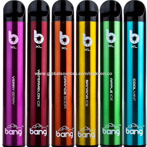 BANG XL 600 Puffs 400mAh 2ml E-Juice Disposable Vape Pen Electronic ...