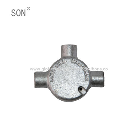 China Circular boxes tee malleable galvanized Conduit circular box 3 ...