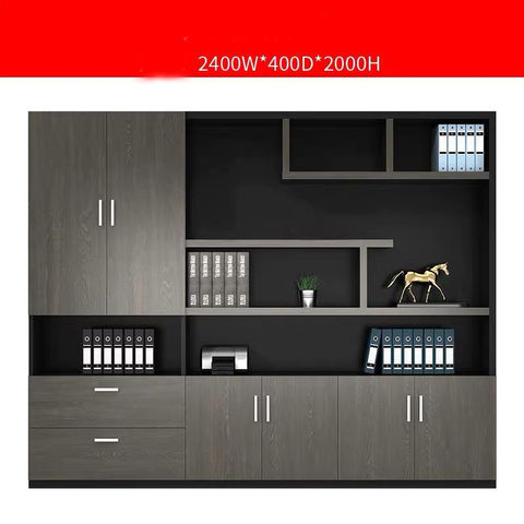 China Office file cabinets wooden cabinets office bookcases simple ...
