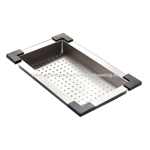 China Hot new product kitchen sink basket rectangular strainer on ...