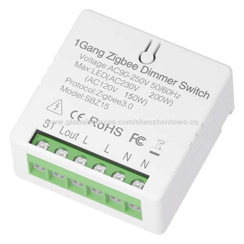 China Smart Home 1.5A 1-Way Tuya Zigbee Intermediate Dimmer Switch ...