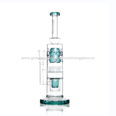 China 2021 Latest Glass Bong Glass Water Pipe Straight Tube Swiss ...