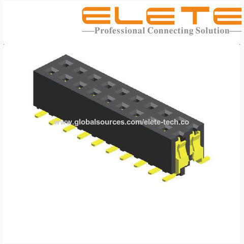 Buy Wholesale China 2.0mm Female Pin Header, S.m.t With Locating Peg ...